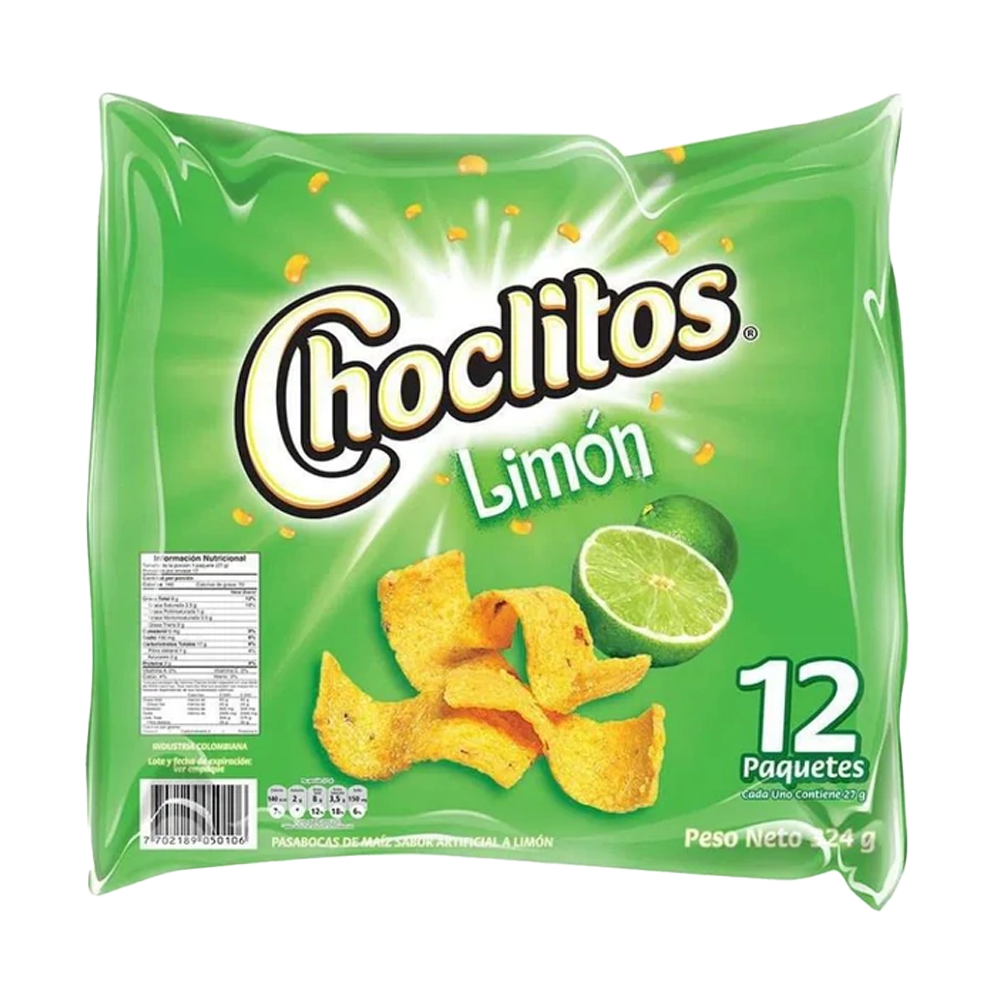 Lemon Corn Chips Choclitos | Hola Colombia